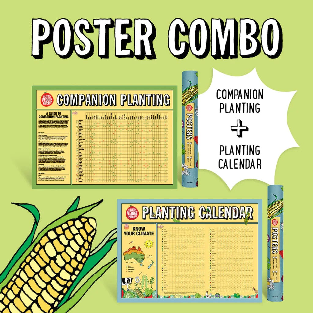 PLANTING CALENDAR + COMPANION PLANTING CHART COMBO – Nourishme Organics
