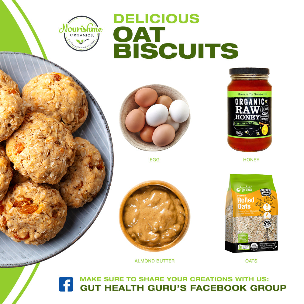 Oat Biscuits Recipe – Nourishme Organics