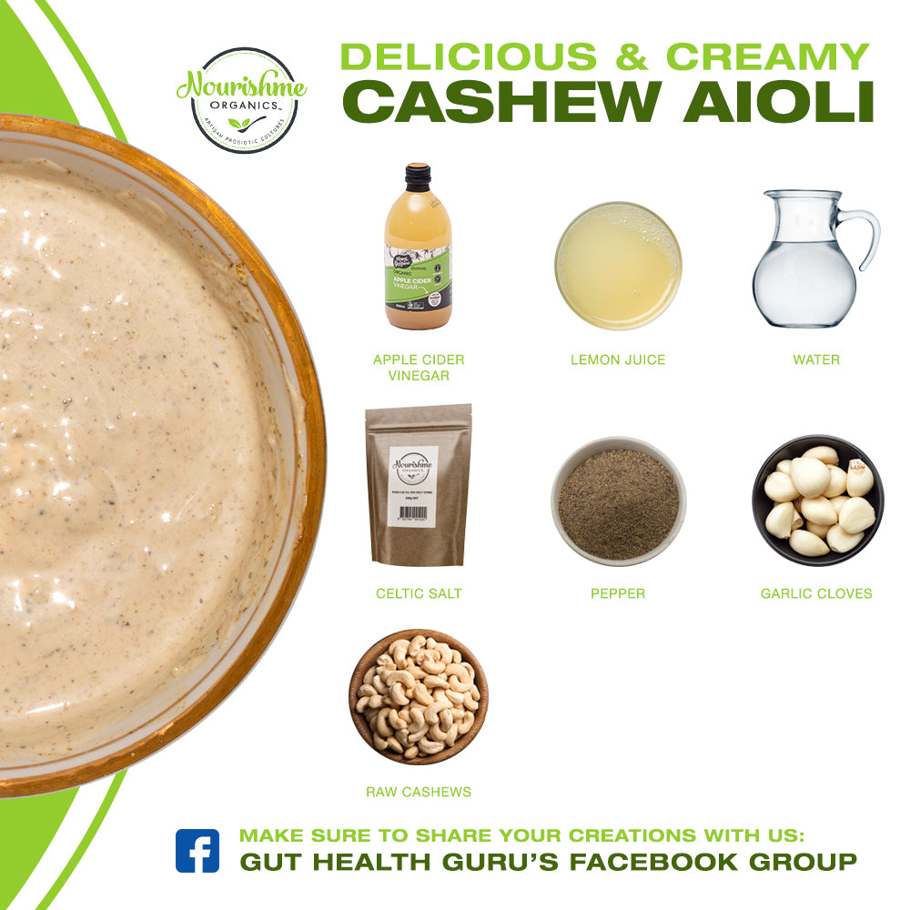 Cashew Aioli Recipe – Nourishme Organics