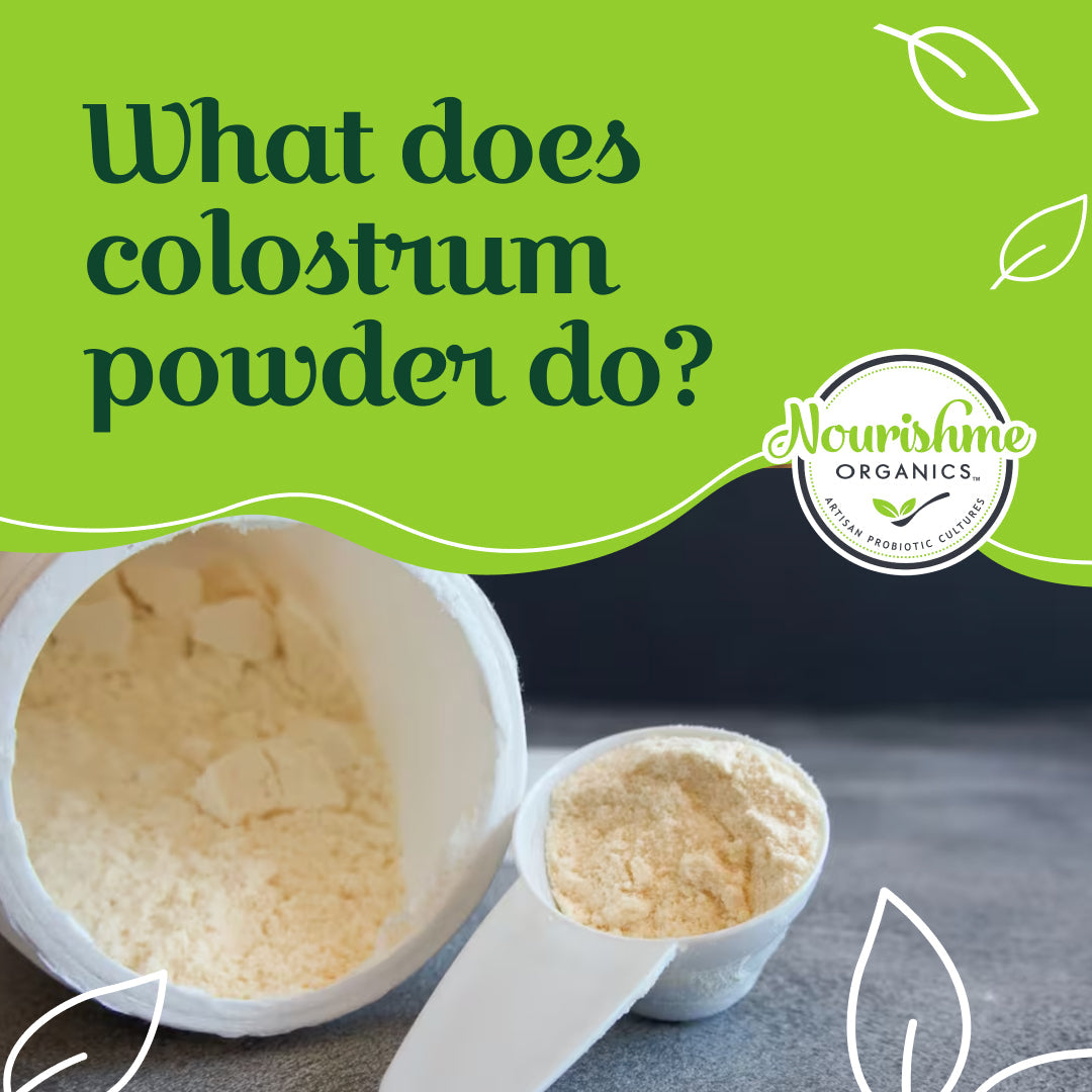 What does colostrum powder do? – Nourishme Organics