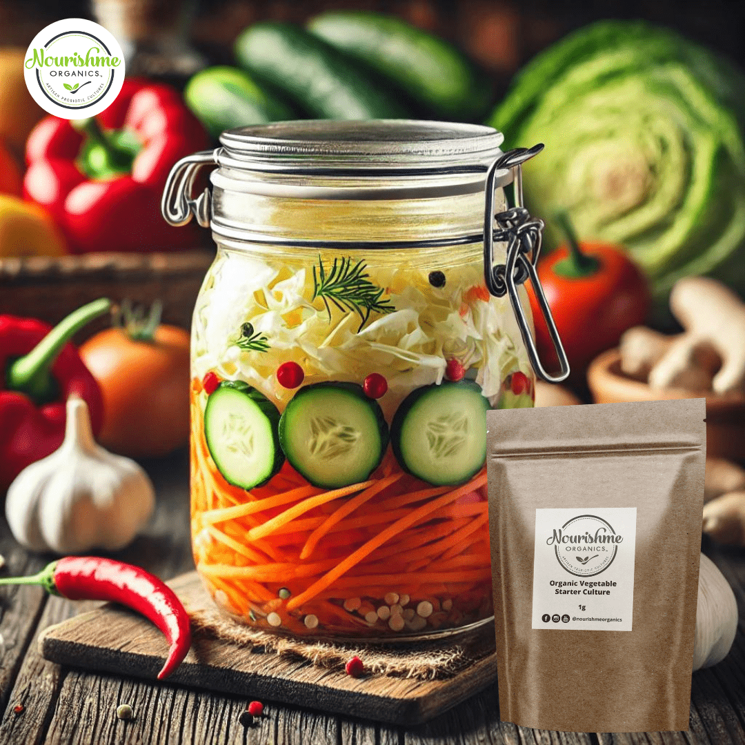 Pure Organic Vegetable Starter Culture 3g Nourishme Organics
