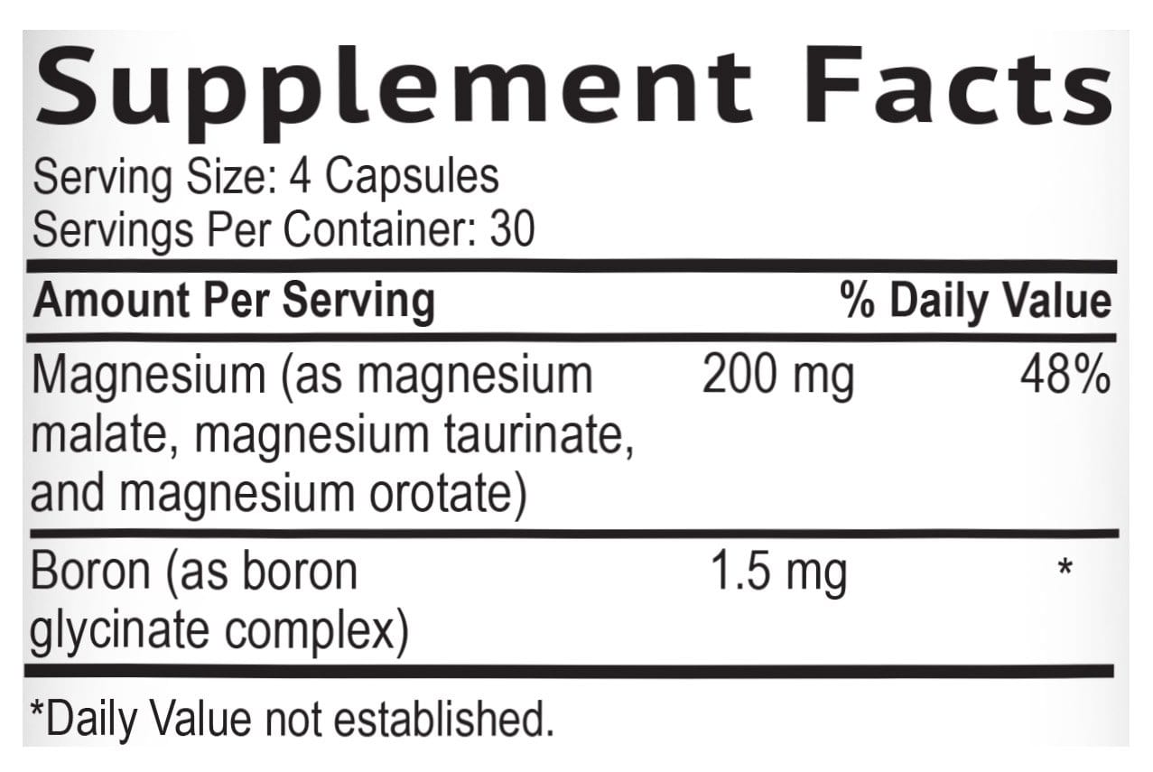 Smidge Morning Magnesium 120 Capsules | Nourishme Organics