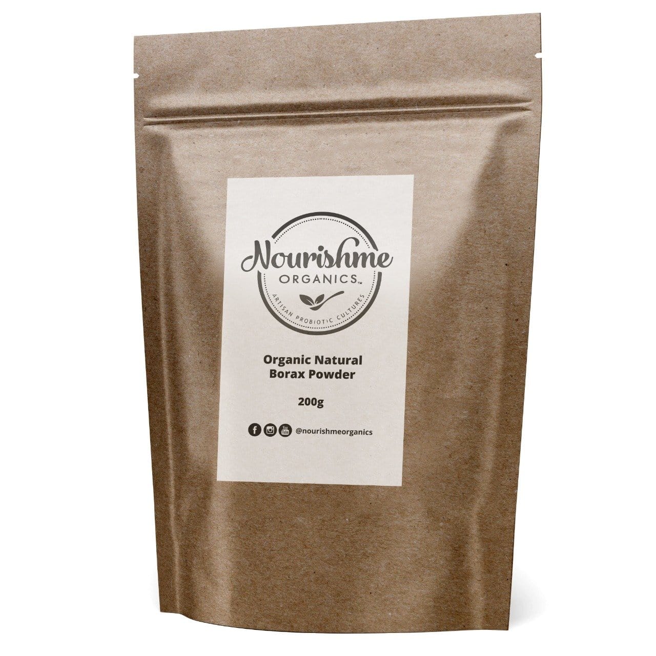 Organic Borax (Sodium Tetraborate) Powder 200g – Nourishme Organics