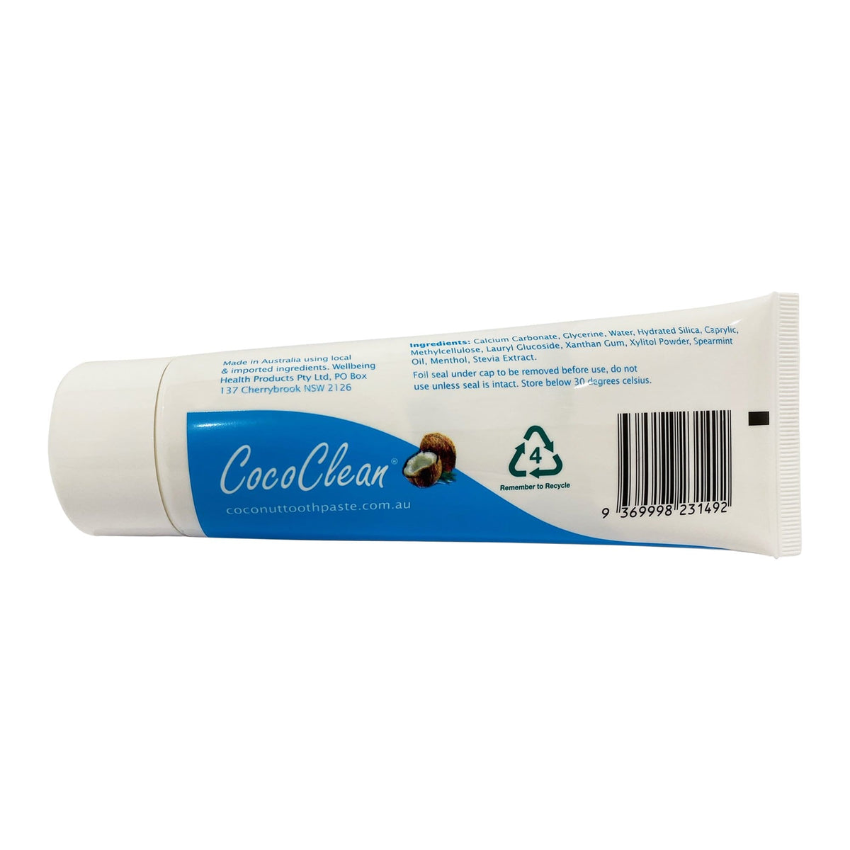 Cococlean Preservative Free Toothpaste - Nourishme Organics