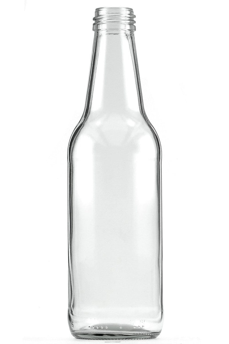 6 Pack Home Brew Clear Glass Beverage Bottle 330ml with caps ...